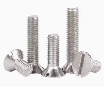 Metric 18-8 Stainless SteelSlotted Flat Head Screws | LILY Bearing