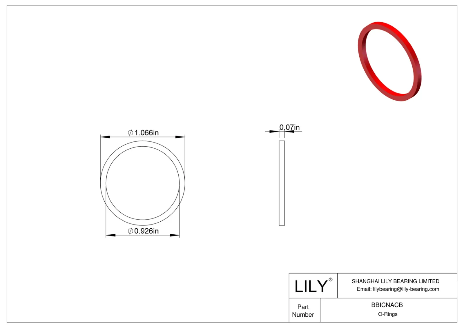 1182N021 | High Temperature O-Rings Square | LILY Bearing