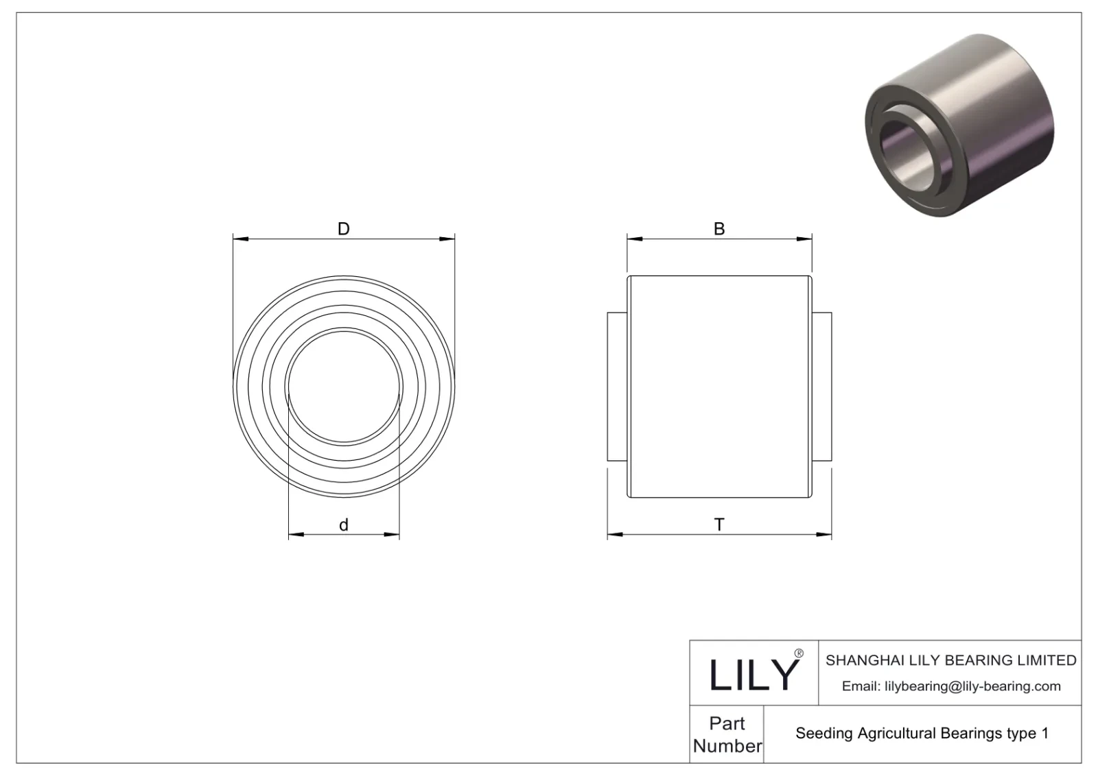 PER.5203RSS2 | Bearings for Seeding | LILY Bearing