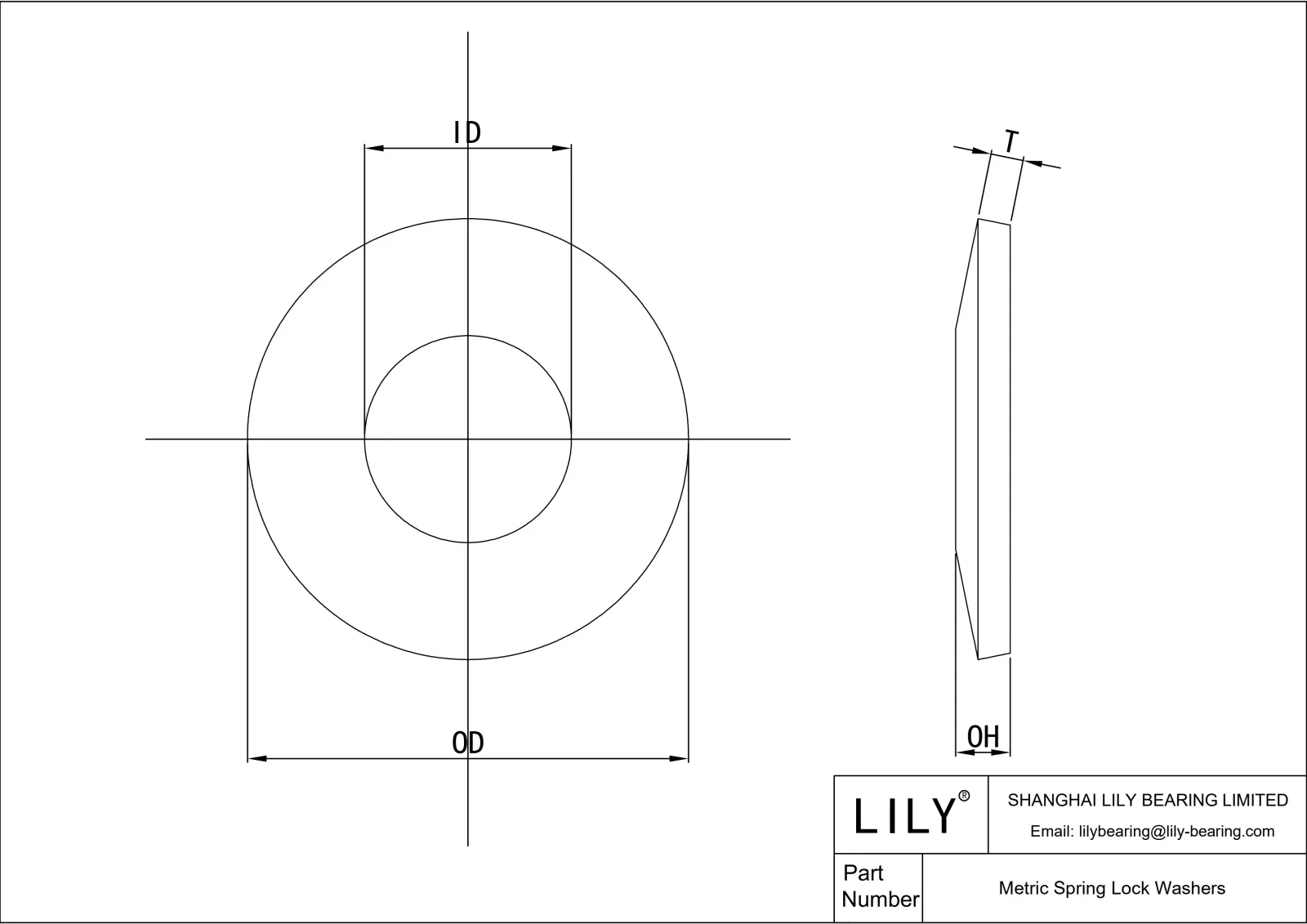 93237A104 | Metric Spring Lock Washers | LILY Bearing