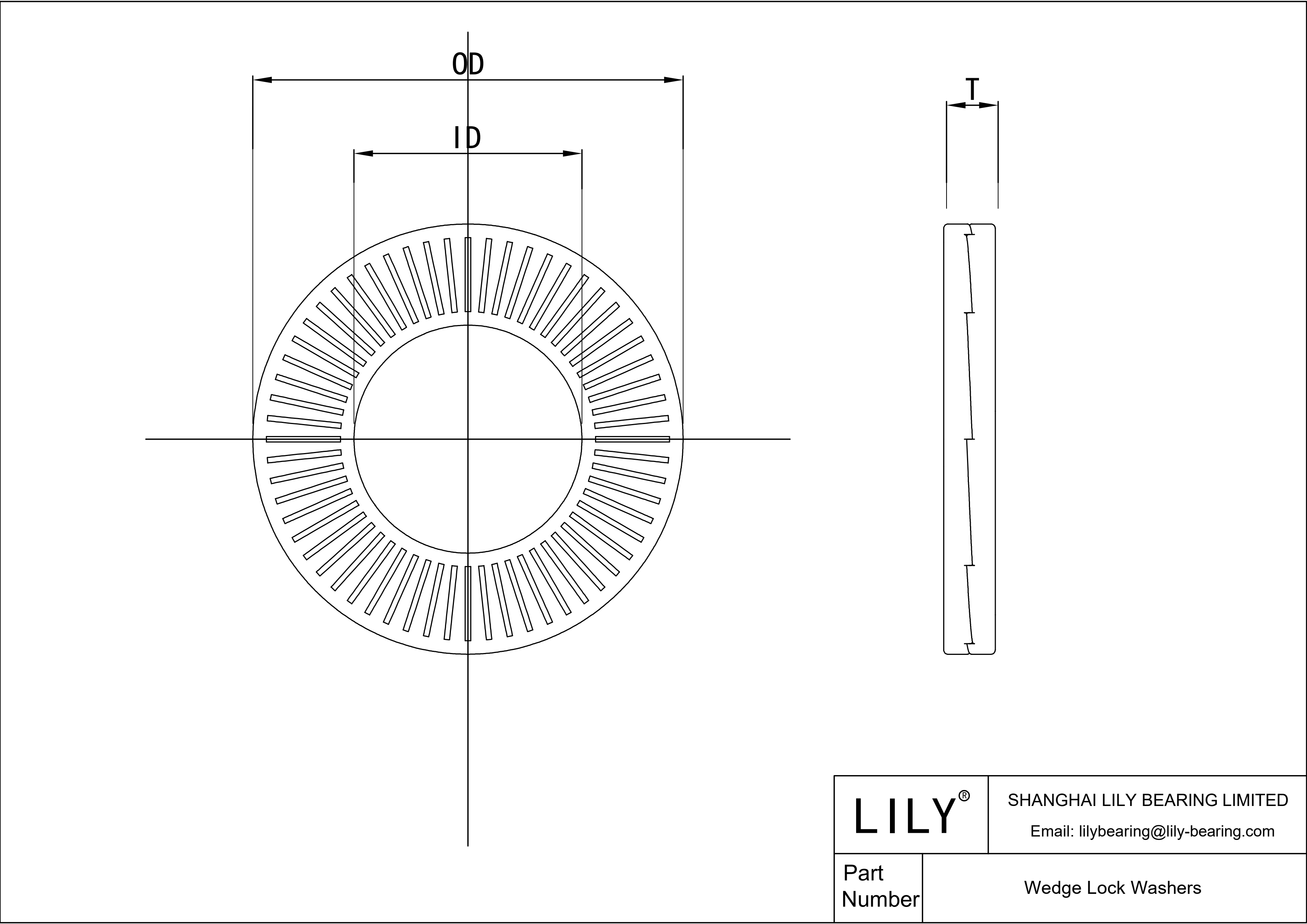 91074A353 | Inch Wedge Lock Washers | LILY Bearing